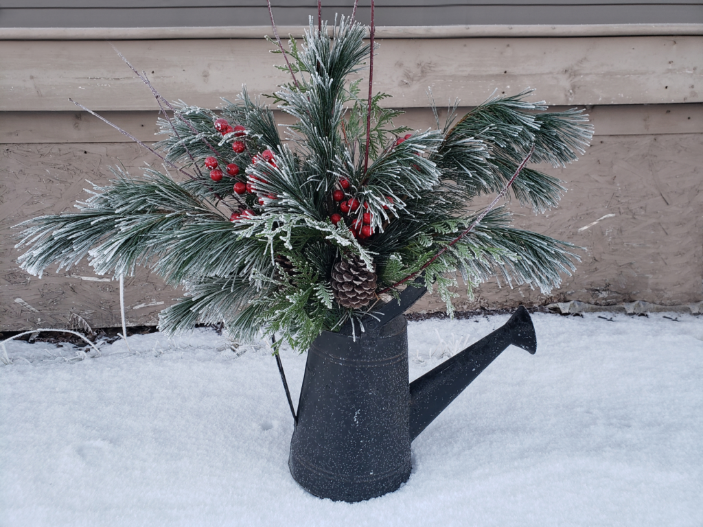 Winter Greenery Arrangements