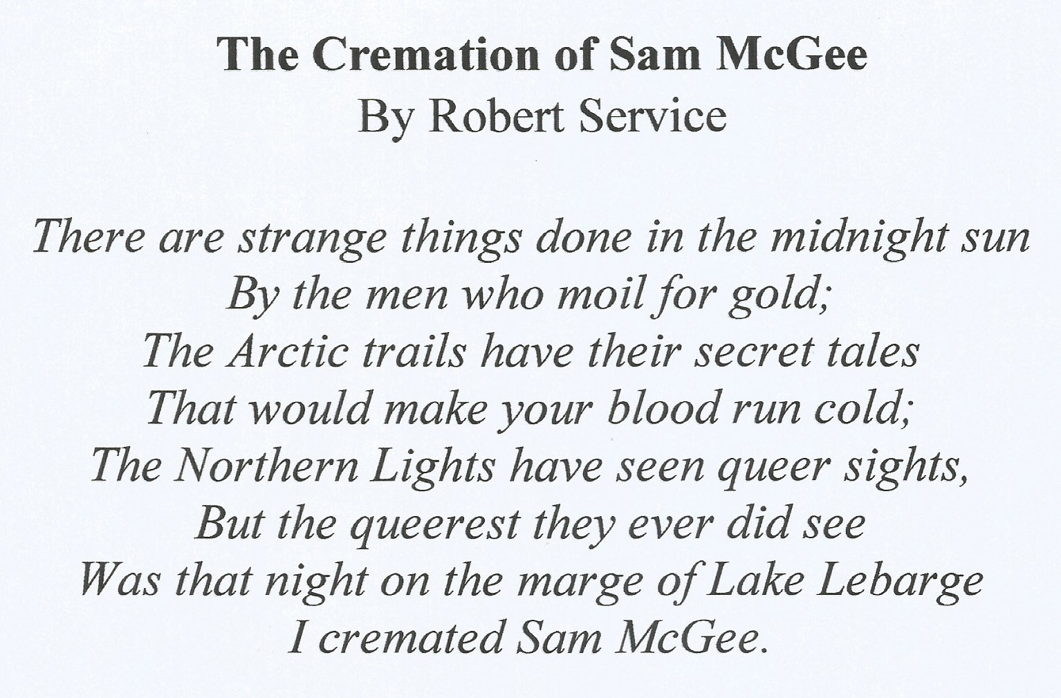 What Good is the Gift of Poetry?