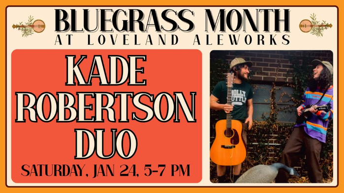 Live Bluegrass with Kade Robertson Duo at Loveland Aleworks