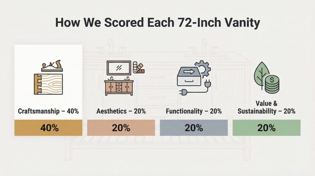 Top Solid Wood Bathroom Vanity 72 Inch Picks for Modern Bathroom Designs
